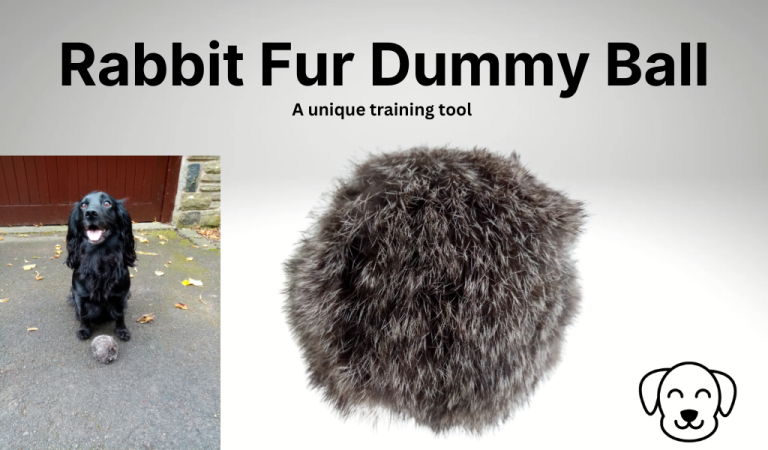 The Rabbit Fur Training Dummy Ball From Goygar - Easy Spaniel Training